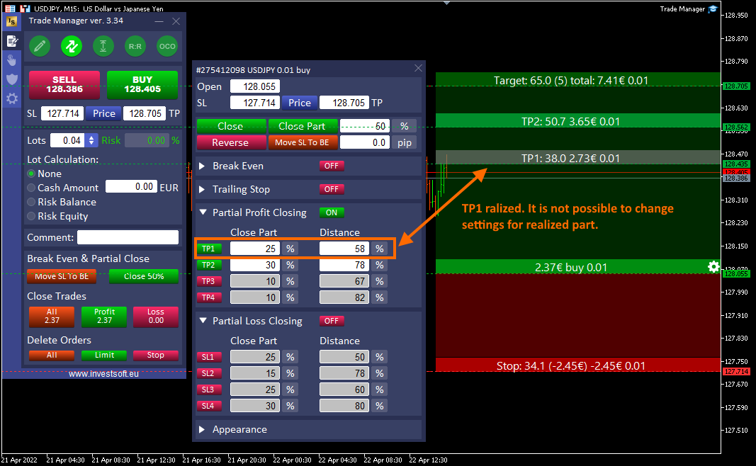 TRADE MANAGER MT4/MT5 – WHAT’S NEW IN VER. 3.34 – InvestSoft